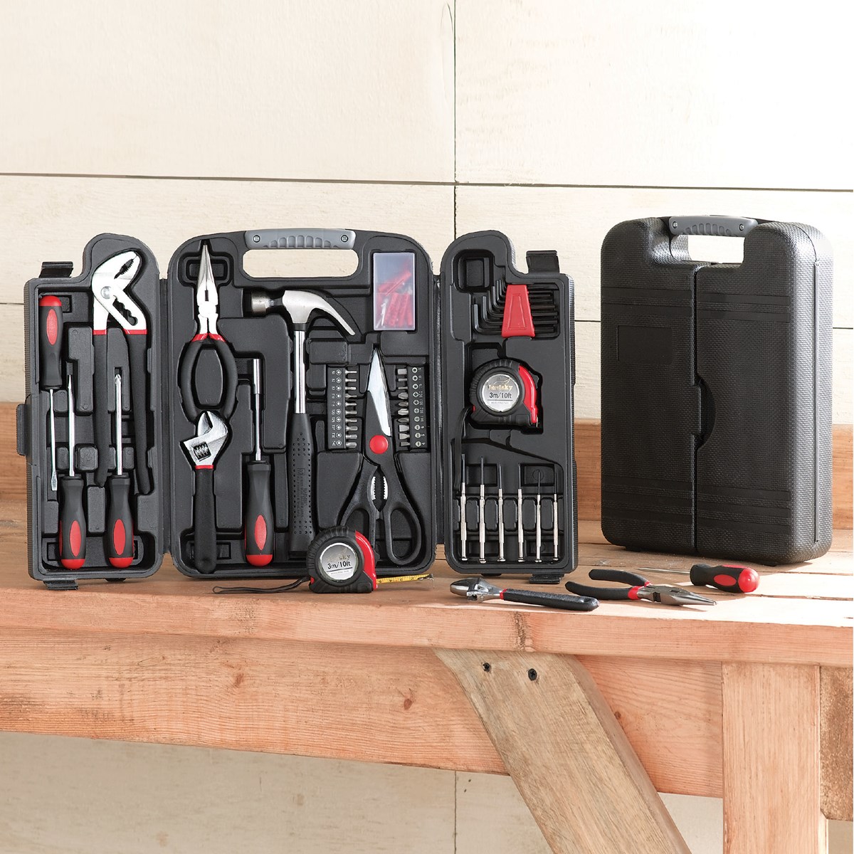133-Piece Portable Tool Kit with Carrying Case for Travel | Collections ...