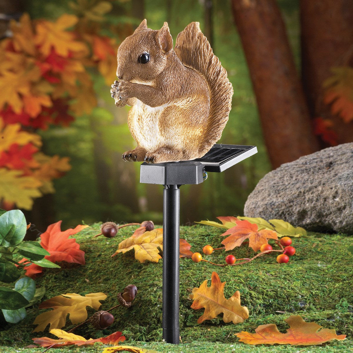 Squirrel Solar Garden Stake | Collections Etc.