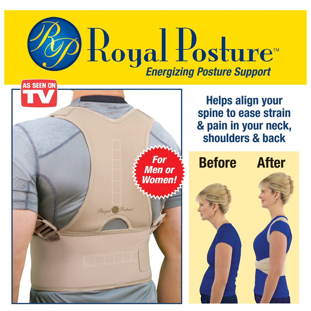Royal Posture Adjustable Back Support | Collections Etc.