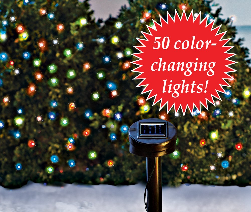 Color Changing Solar String Lights | Collections Etc.