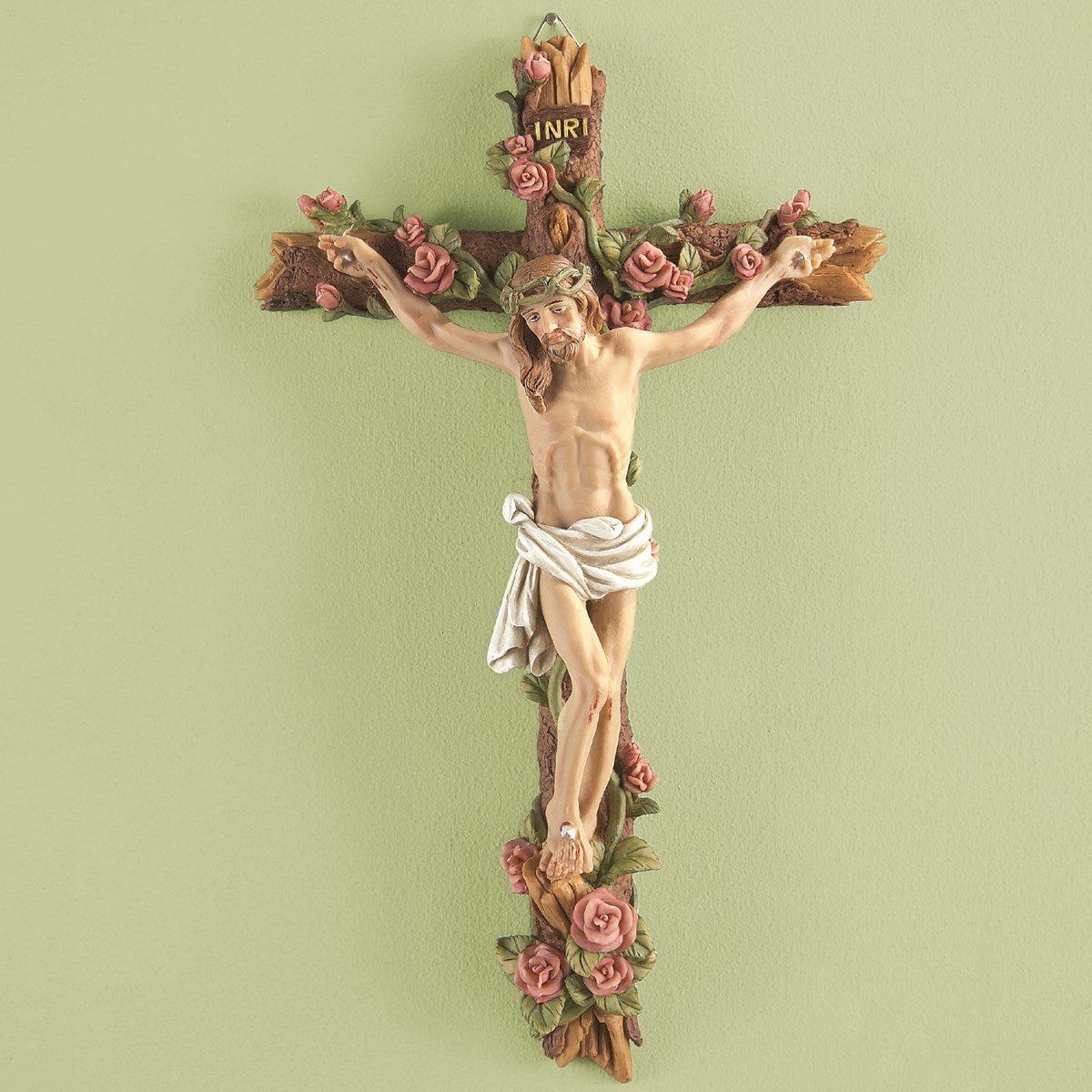 Hand-painted Crucifix Wall Decor | Collections Etc.