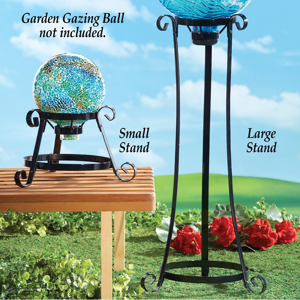 Gazing Ball Stands Walmart Gazing Balls & Stands – Garden Iron And