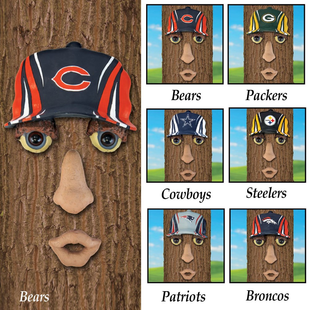 NFL Football Team Logo Tree Face | Collections Etc.