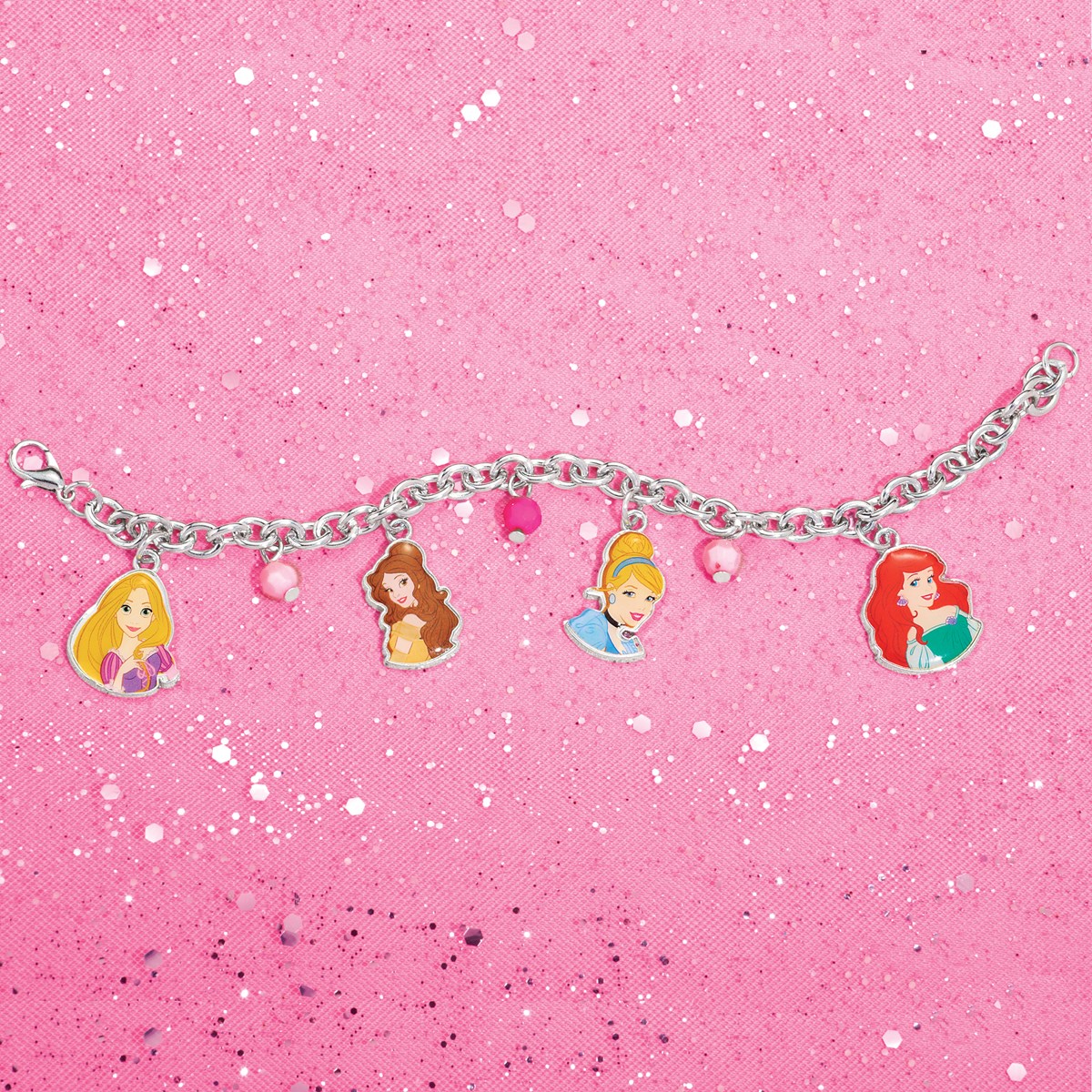 Disney Princess Beaded Charm Bracelet | Collections Etc.