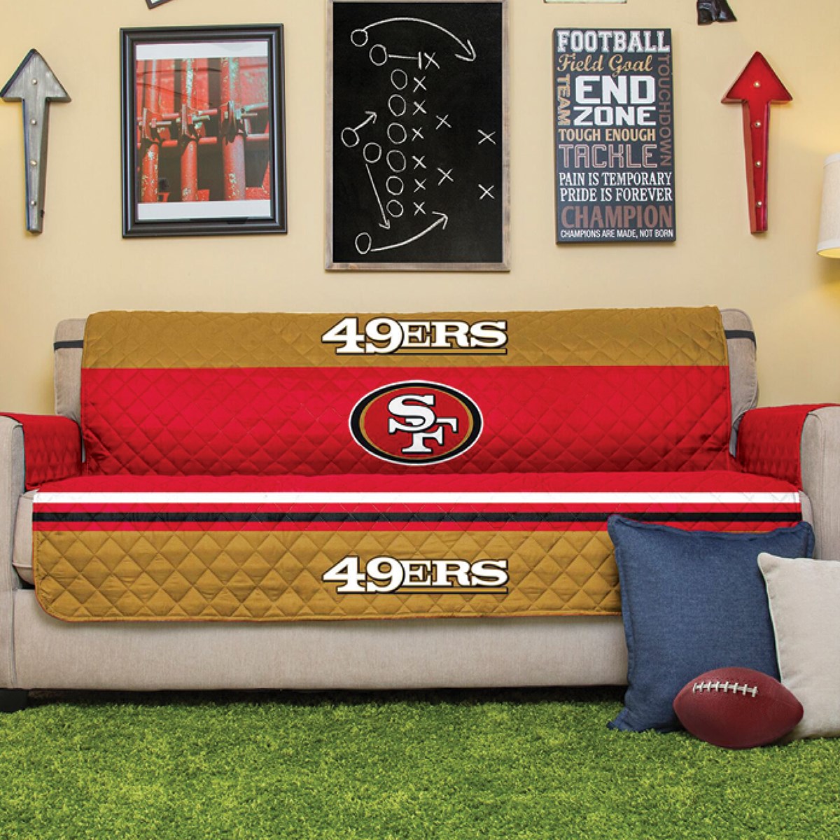NFL Team Logo Furniture Cover | Collections Etc.