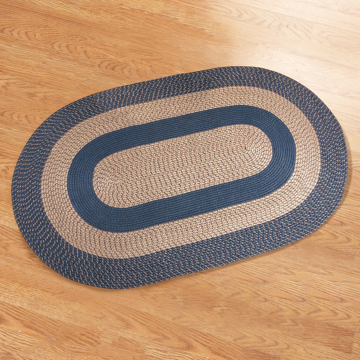 Large Traditional Braided Rug | Collections Etc.