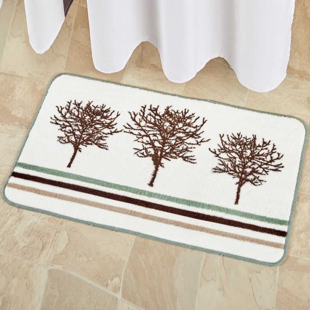 Majestic Tree Trio Bath Rug | Collections Etc.