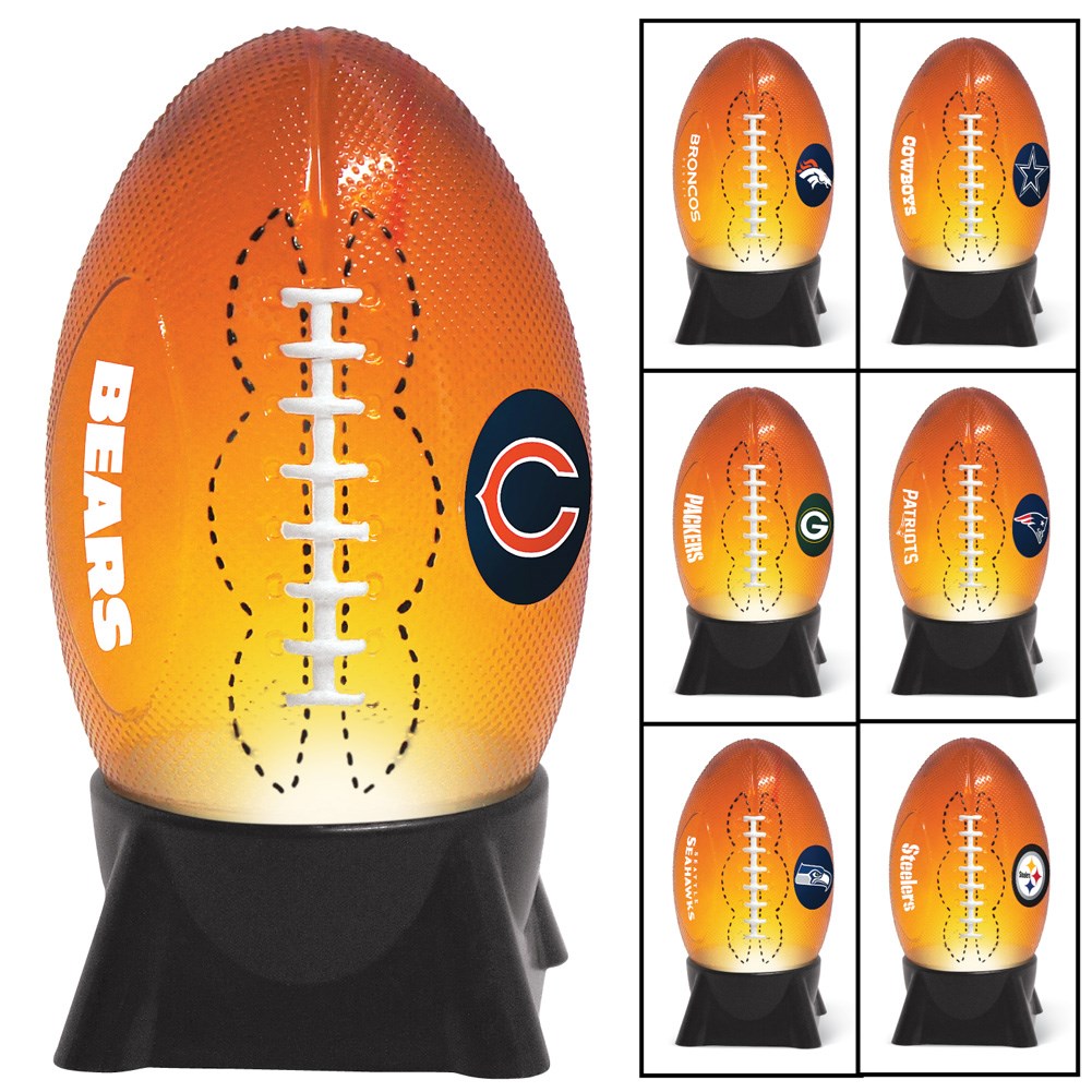 NFL Team Football-Shaped Light | Collections Etc.