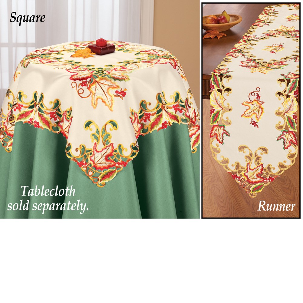 Autumn Leaf Table Linens | Collections Etc.