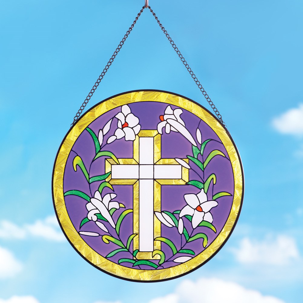 Easter Lily Stained Glass