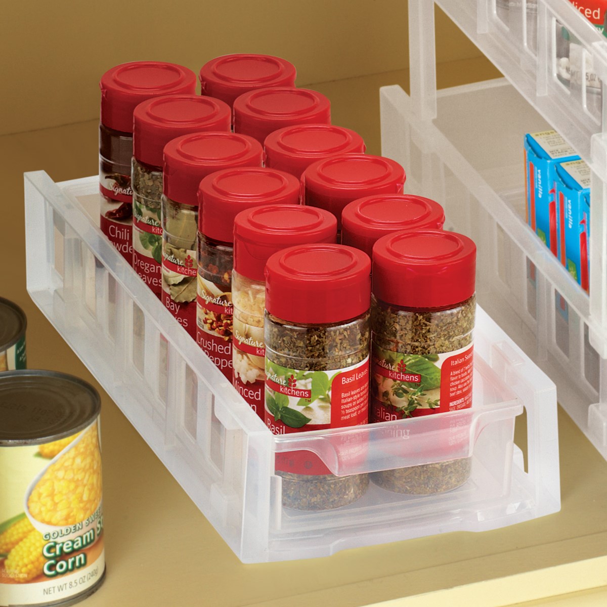 Sliding Cabinet Storage Organizer | Collections Etc.