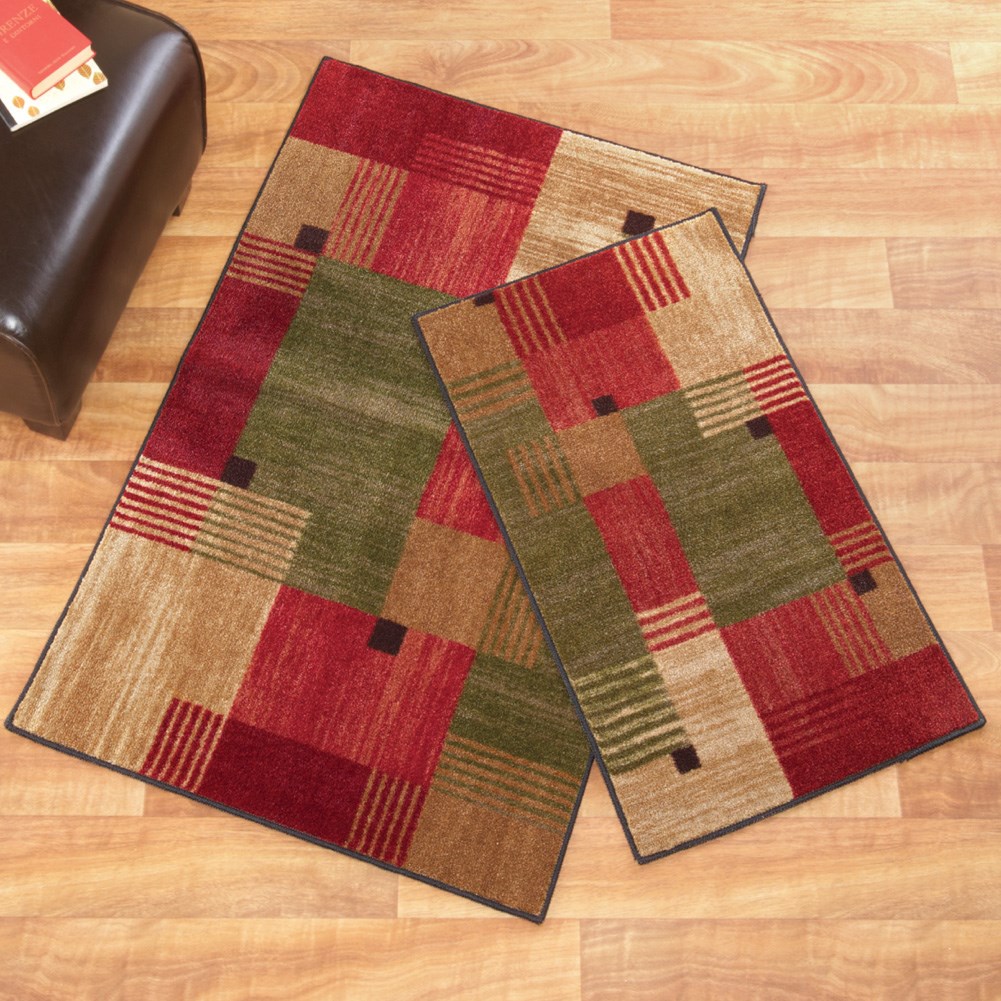 Alliance Geometric Square Accent Rugs | Collections Etc.