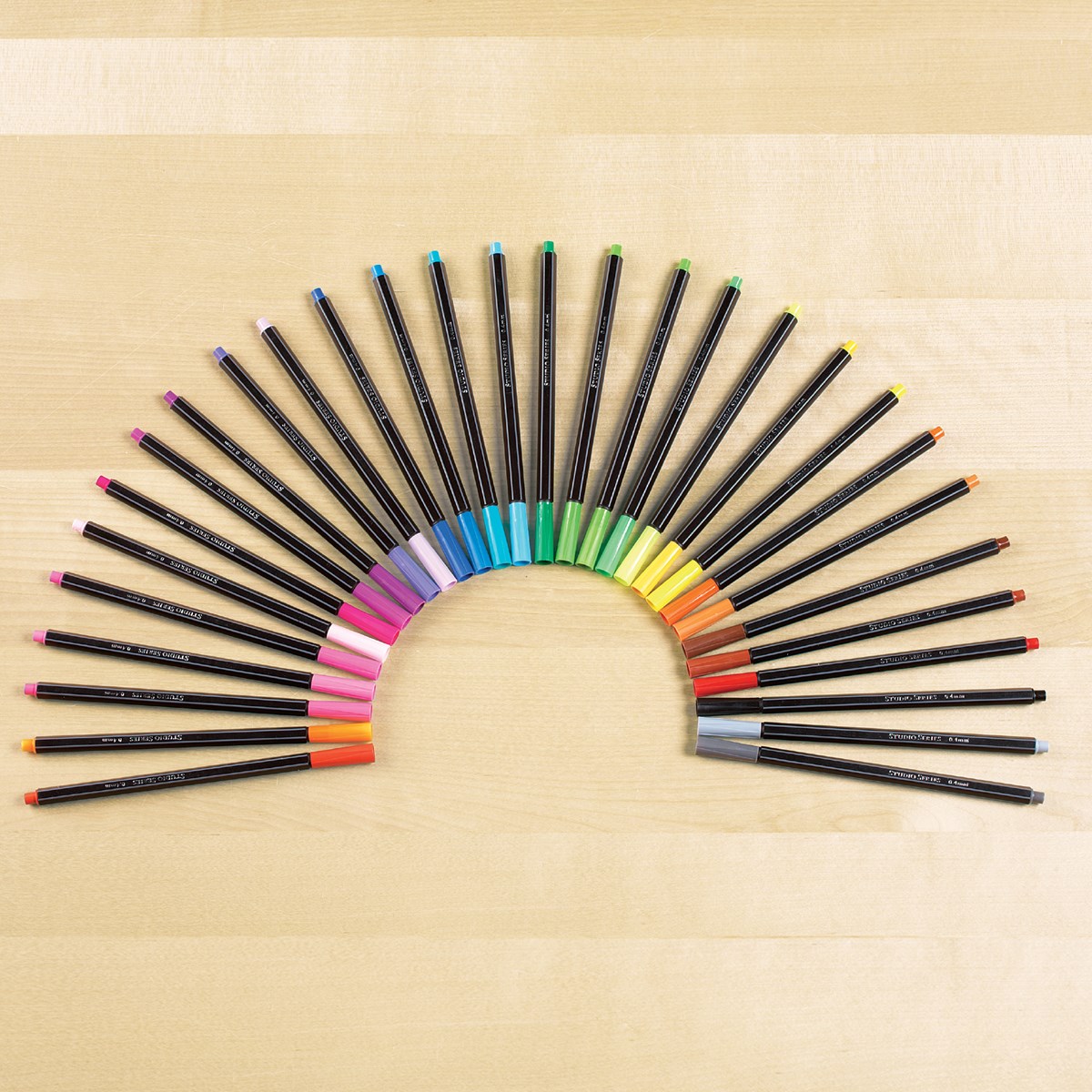 Fine Line Markers with Case - Set of 30 | Collections Etc.