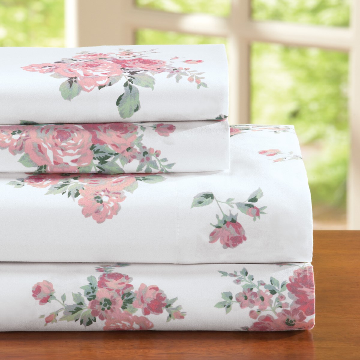 Elegant Rose Bed Sheet Set | Collections Etc.
