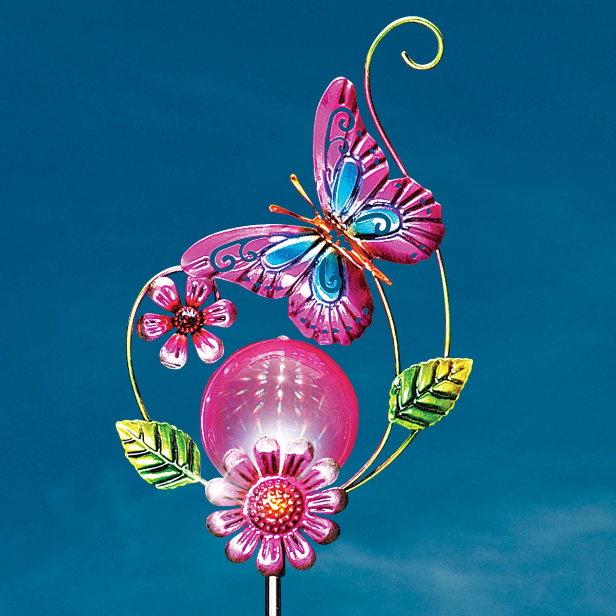 Decorative Globe Solar Powered Garden Stake | Collections Etc.