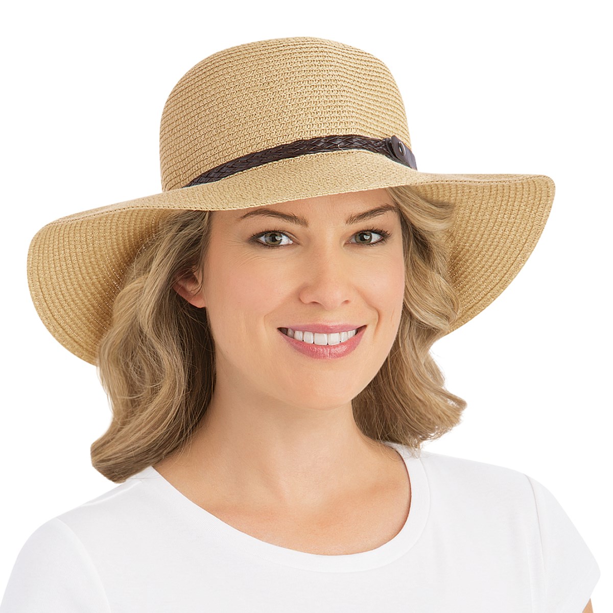 Foldable Wide Brimmed Sun Hat | Collections Etc.