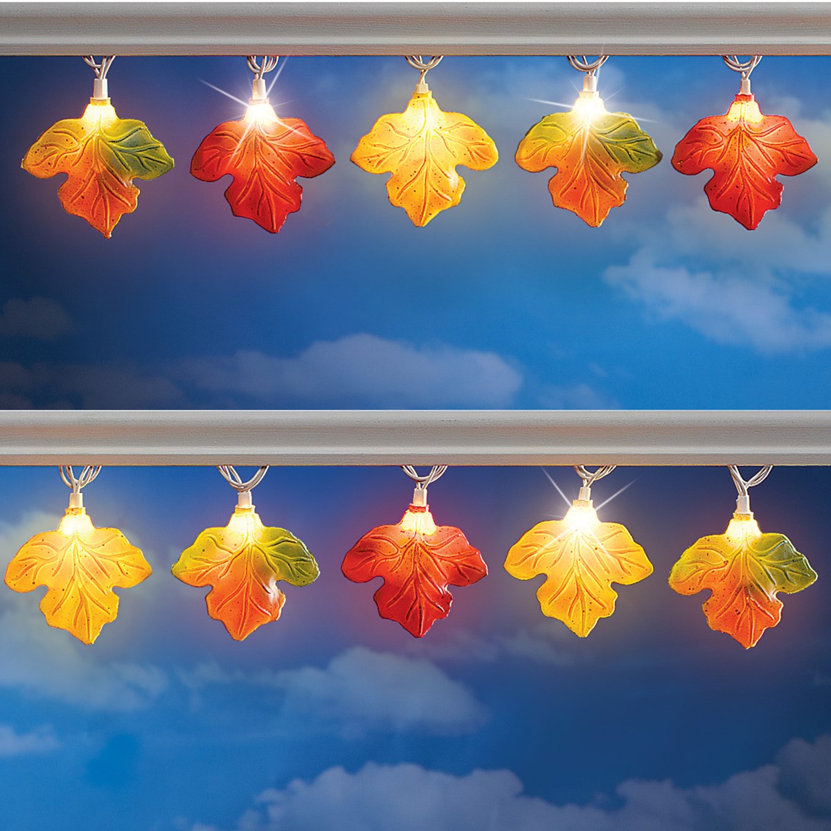 Colorful Autumn Leaves Light String | Collections Etc.