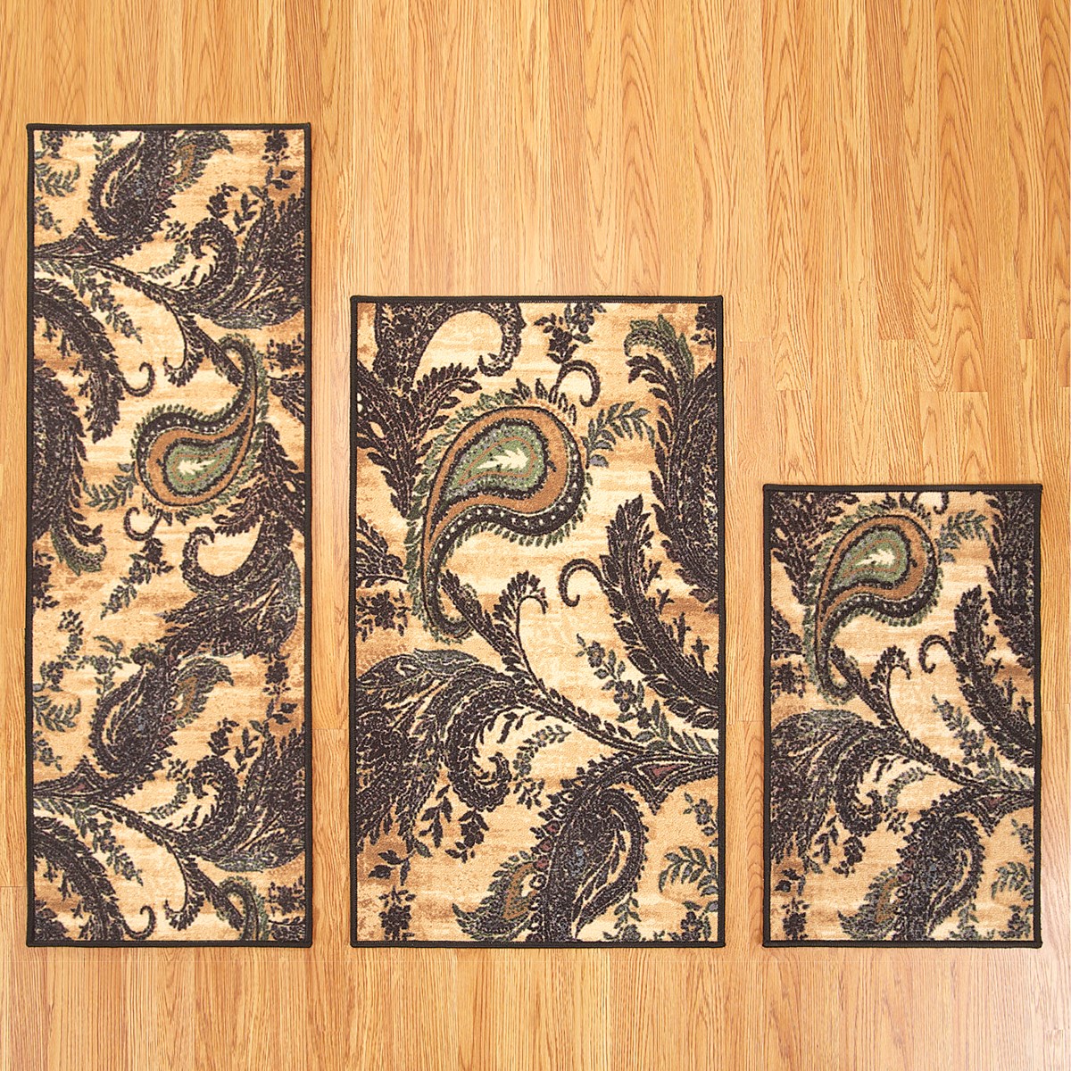Paisley Non Slip Accent Rug | Collections Etc.