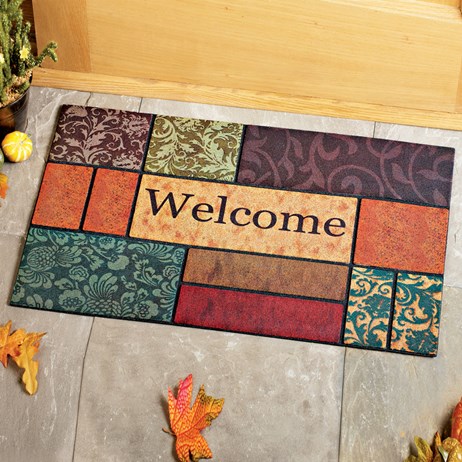 Colorful Welcome Mat