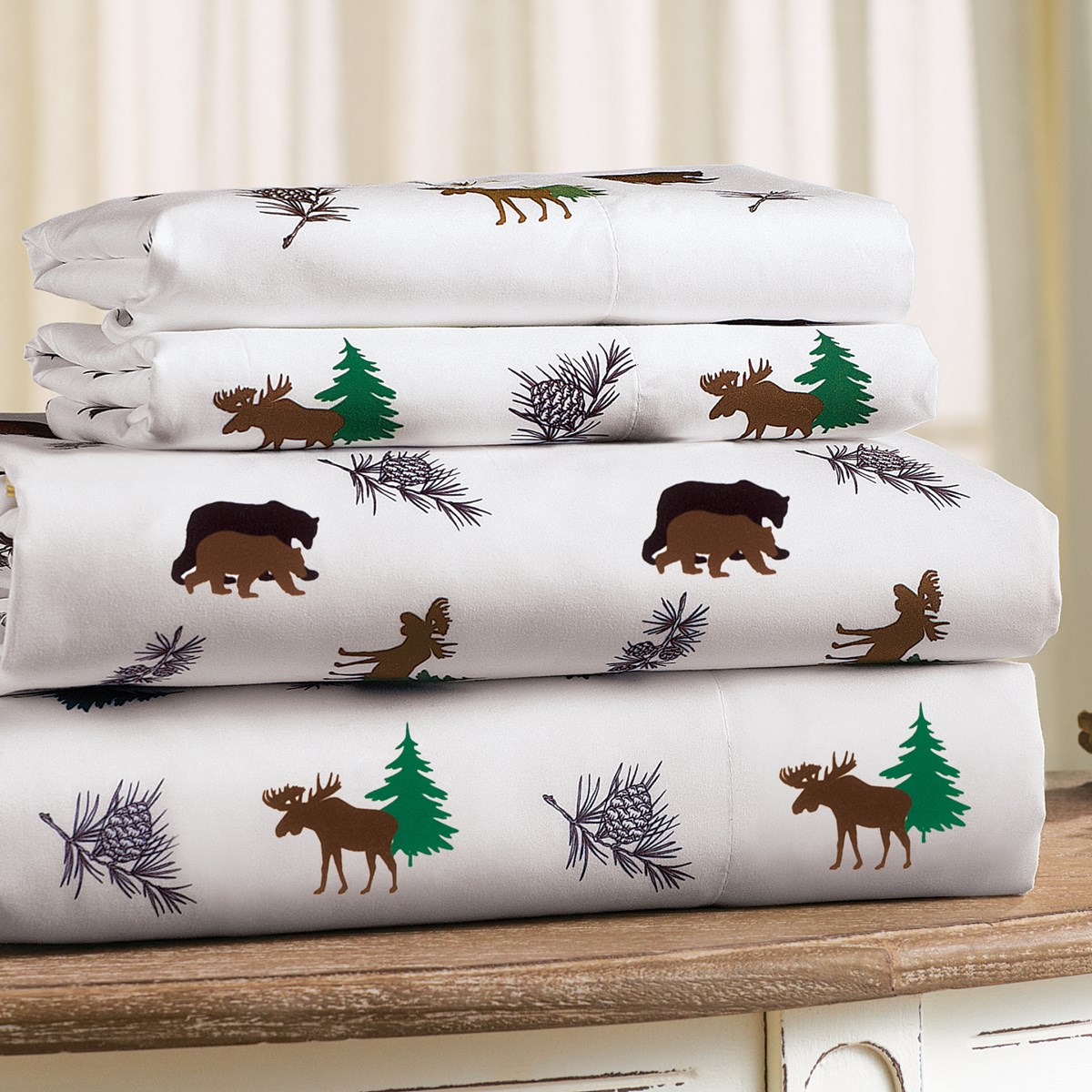 Woodland Animals Bed Sheet Set | Collections Etc.