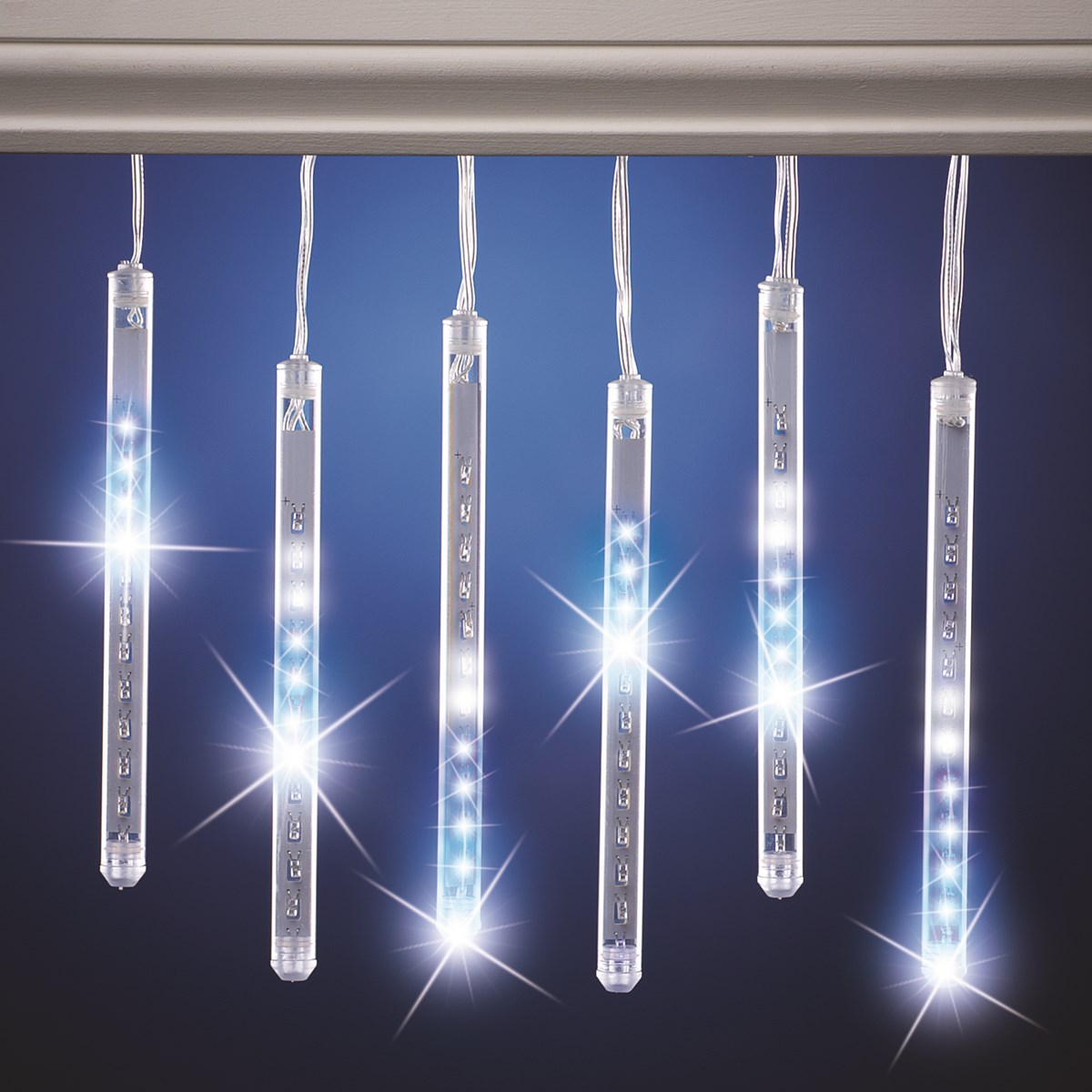 Sparkling Icicle LED String Lights | Collections Etc.