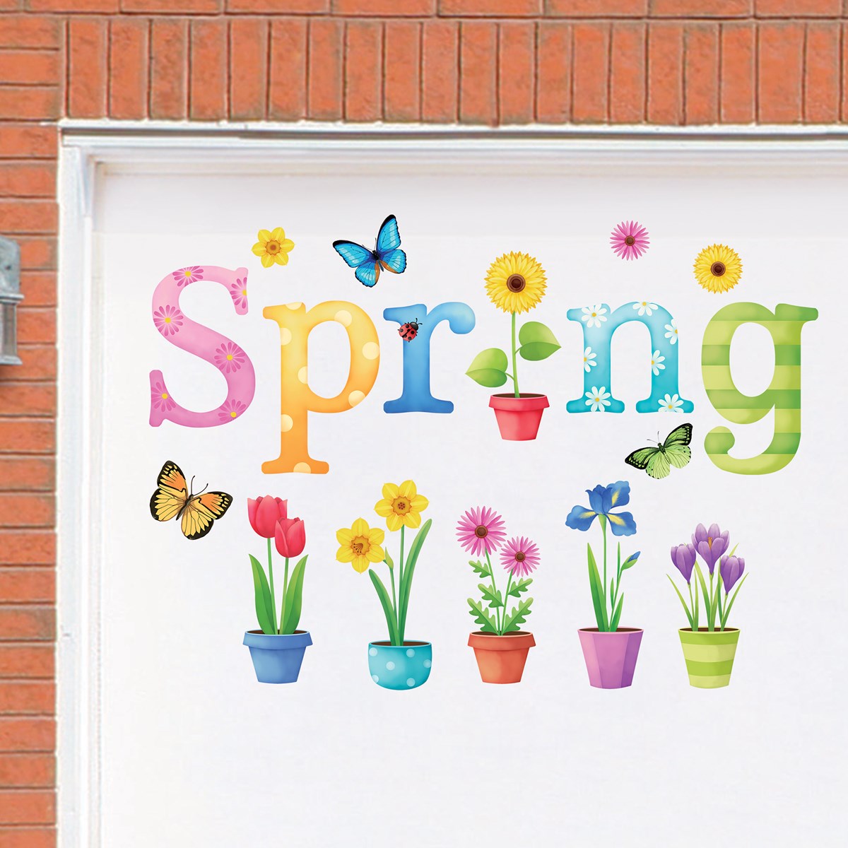 Spring Flower Outdoor Garage Door Magnets | Collections Etc.