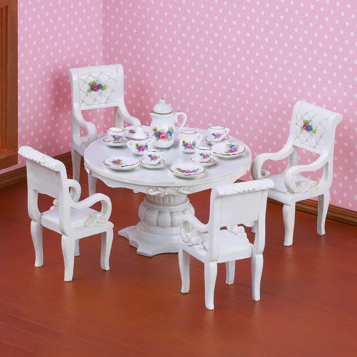 Miniature Tea Dining Table Set - 20pc | Collections Etc.