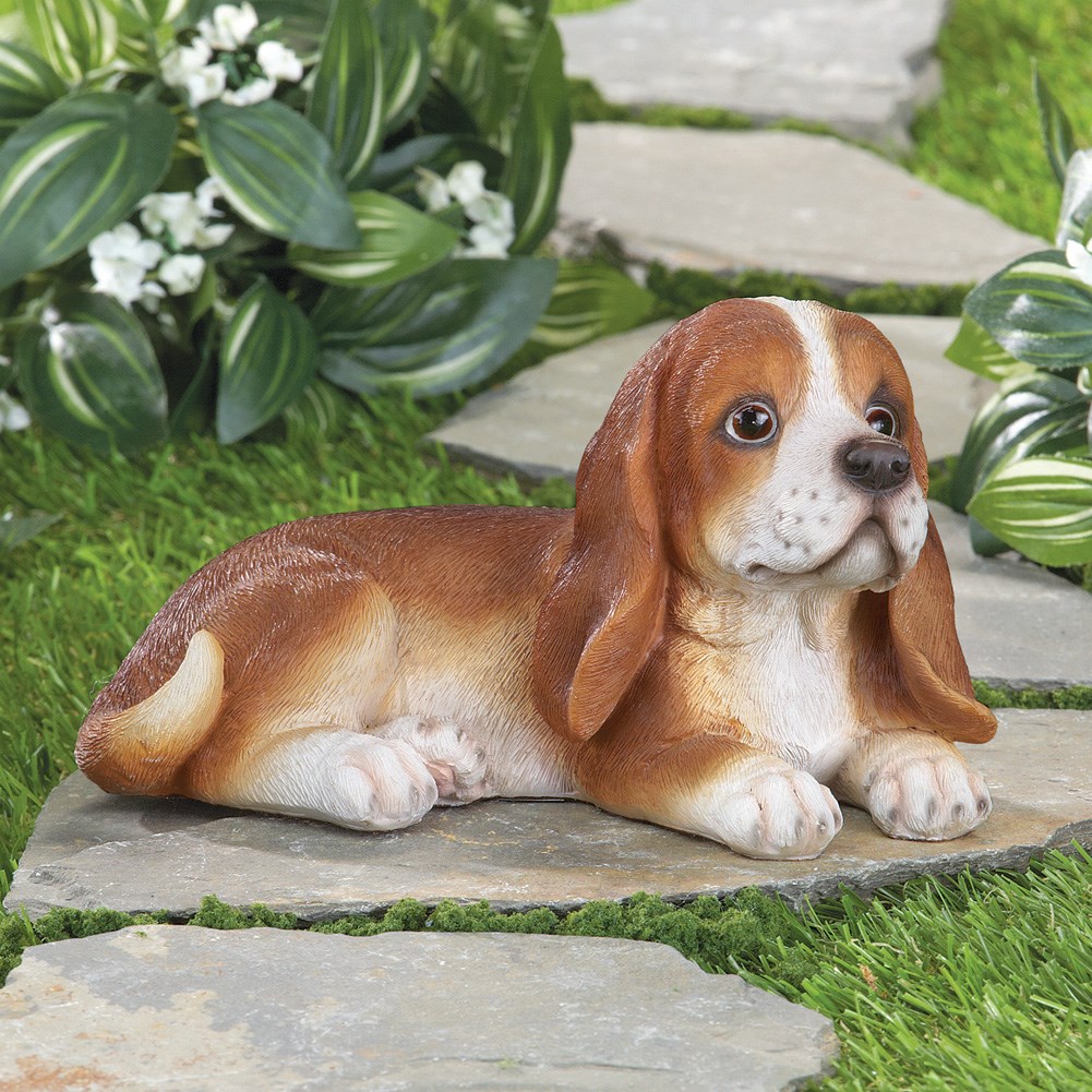 Toby Beagle Dog Outdoor Garden Statue | Collections Etc.