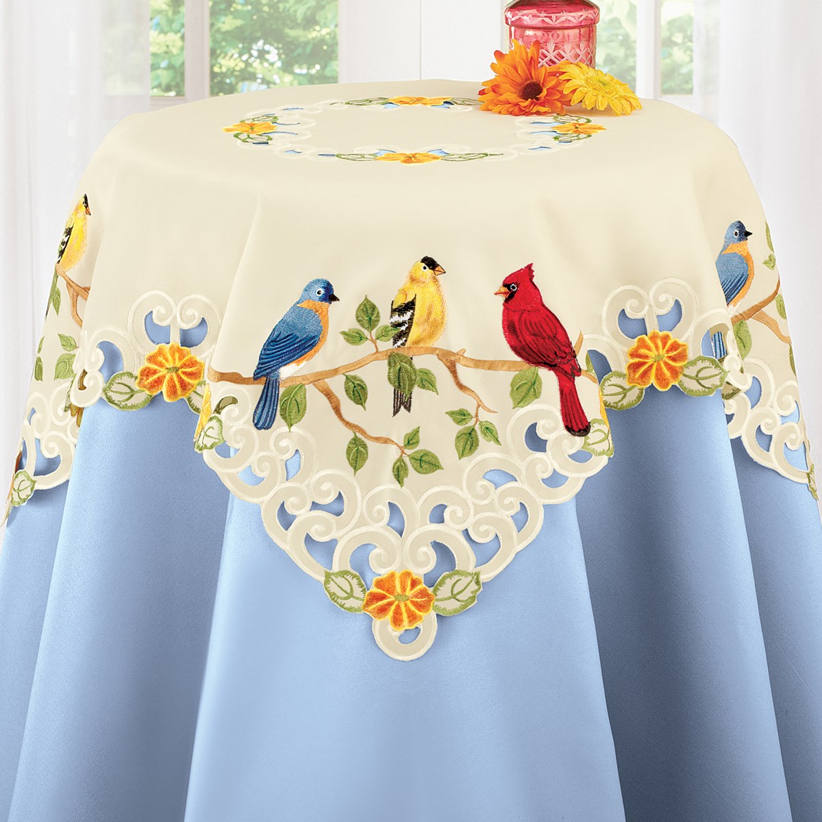 Beautiful Birds Spring Table Linens | Collections Etc.
