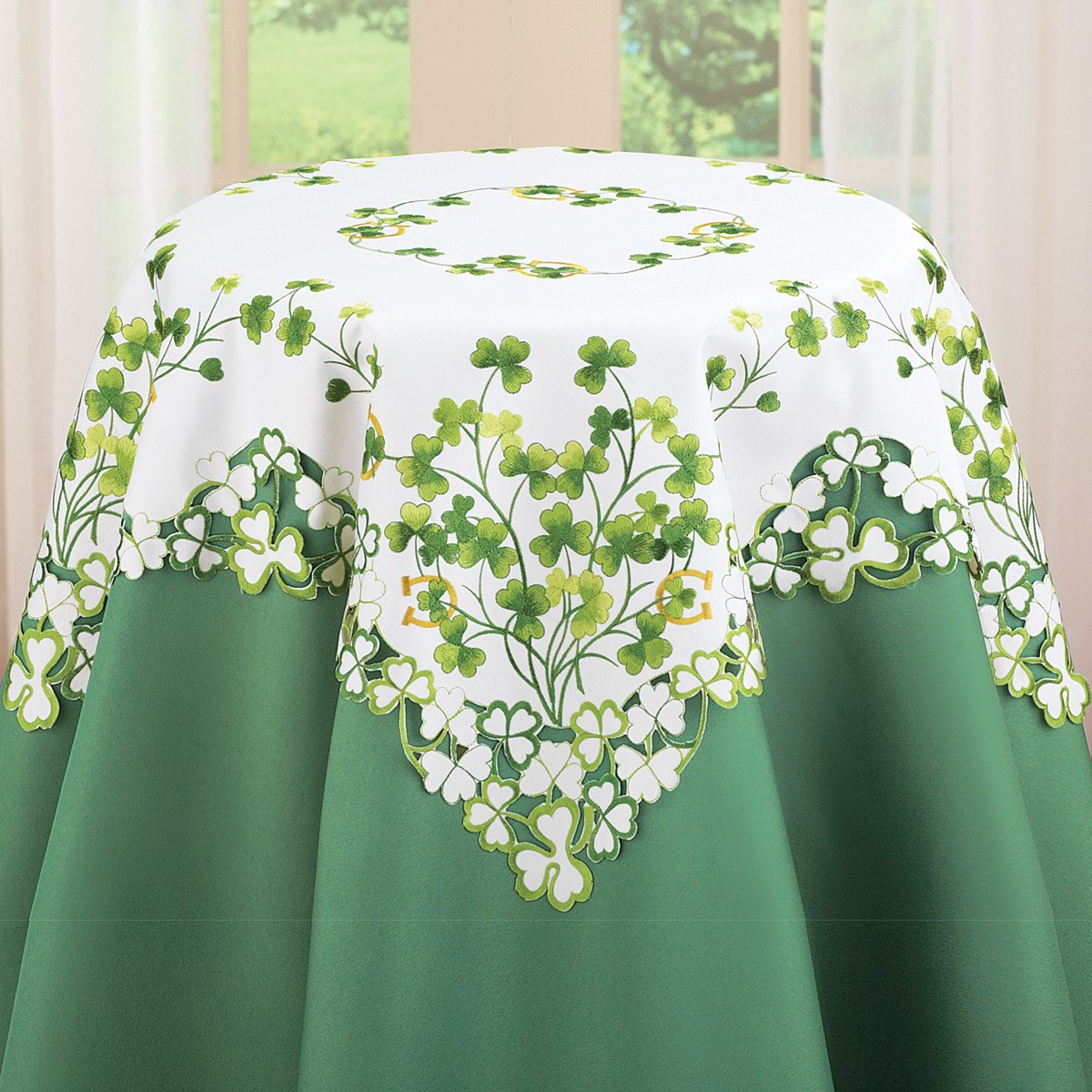 Clover Leaf St. Patrick's Day Table Linens | Collections Etc.