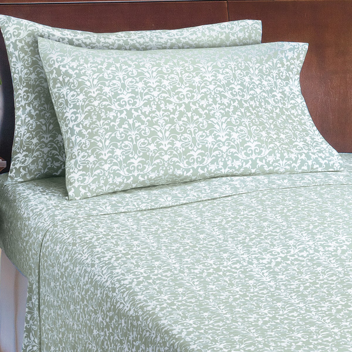 Classic Elegant Scroll Bed Sheet Set | Collections Etc.
