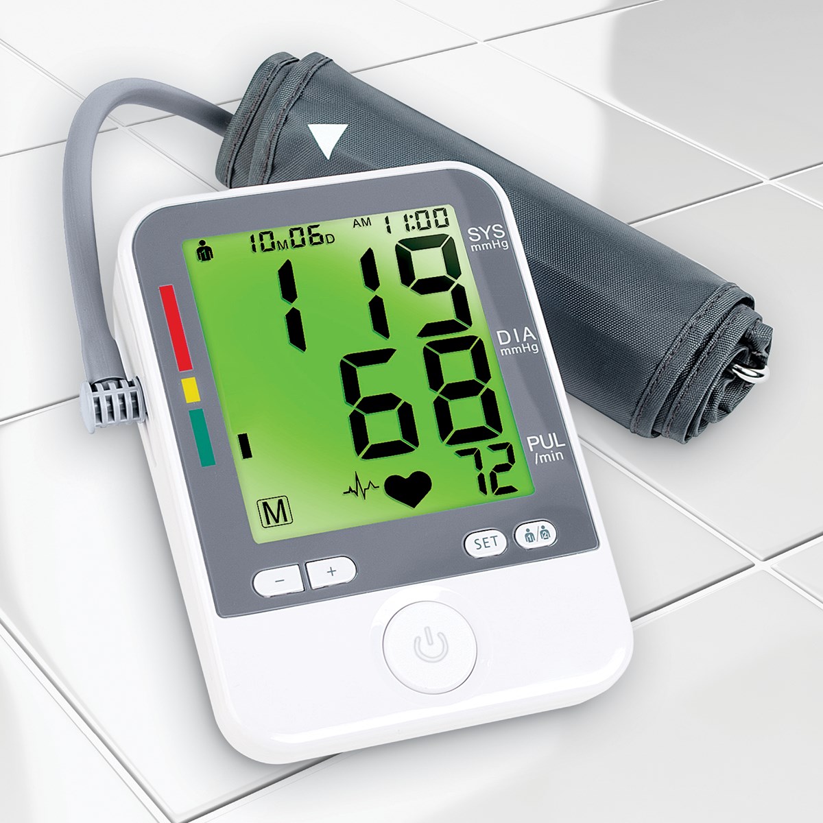 Color Coded Arm Blood Pressure Monitor | Collections Etc.