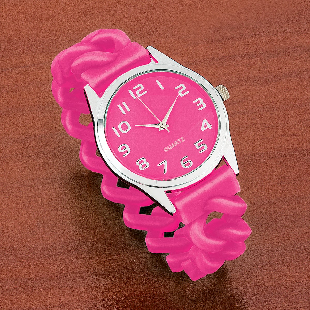 Easy To Read Silicone Stretch Band Watch | Collections Etc.