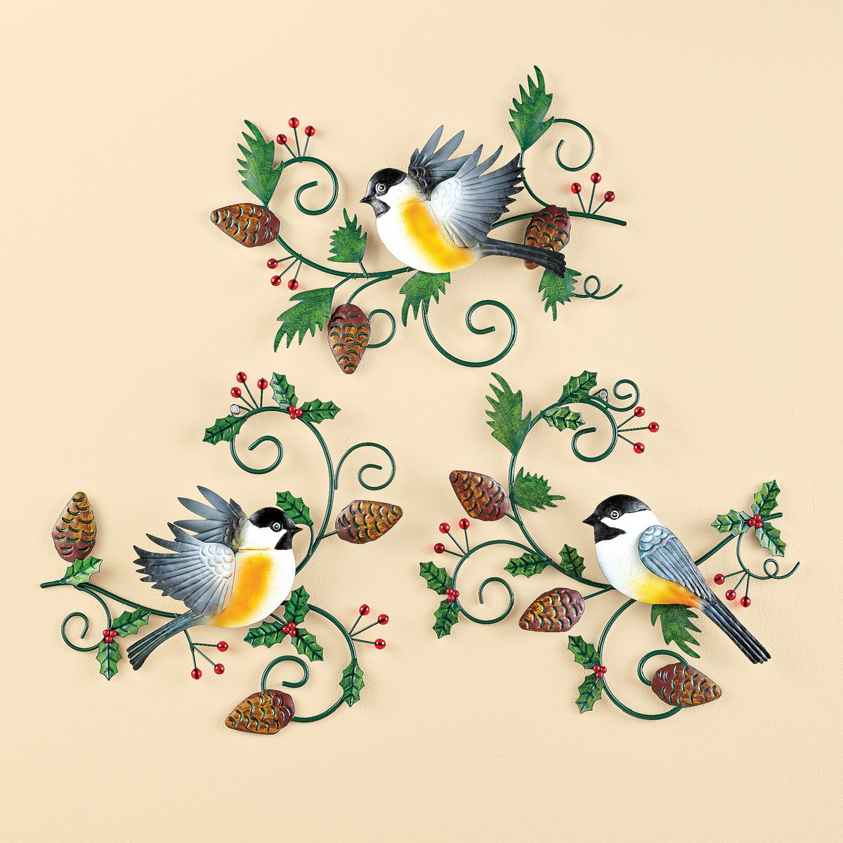 Chickadee Wall Trio | Collections Etc.