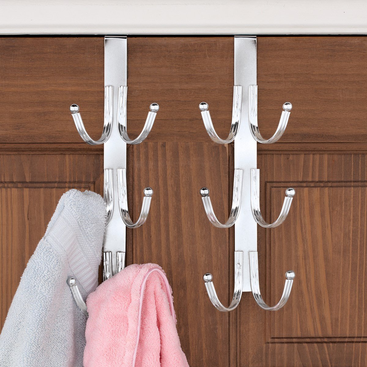 Over the Door Hanging Hooks Set, 2 Pc | Collections Etc.