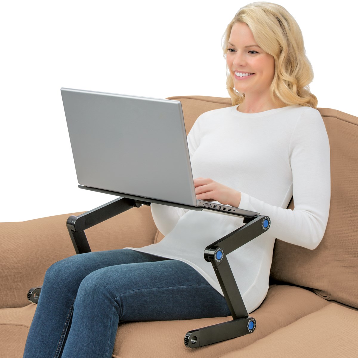 Adjustable Portable Laptop Desk Stand | Collections Etc.