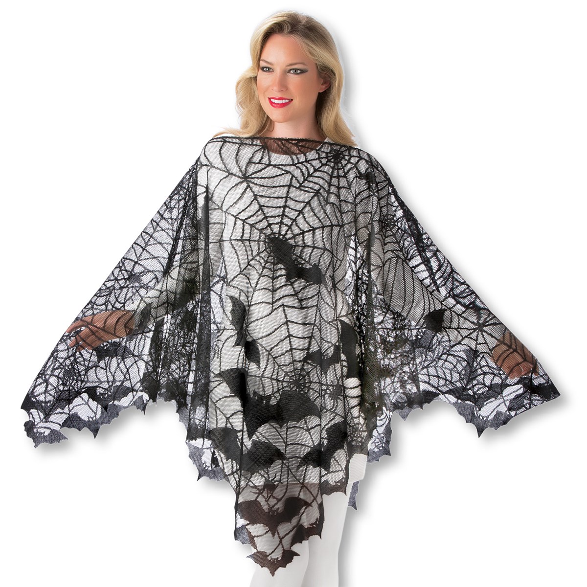 Halloween Bat Poncho Pullover Costume | Collections Etc.