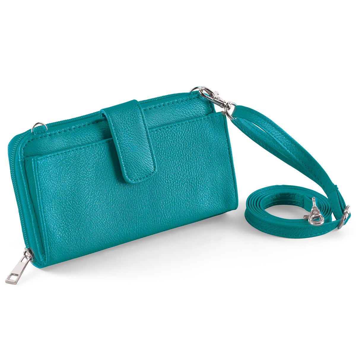 Anti-Theft RFID Shoulder Bag Clutch Wallet | Collections Etc.