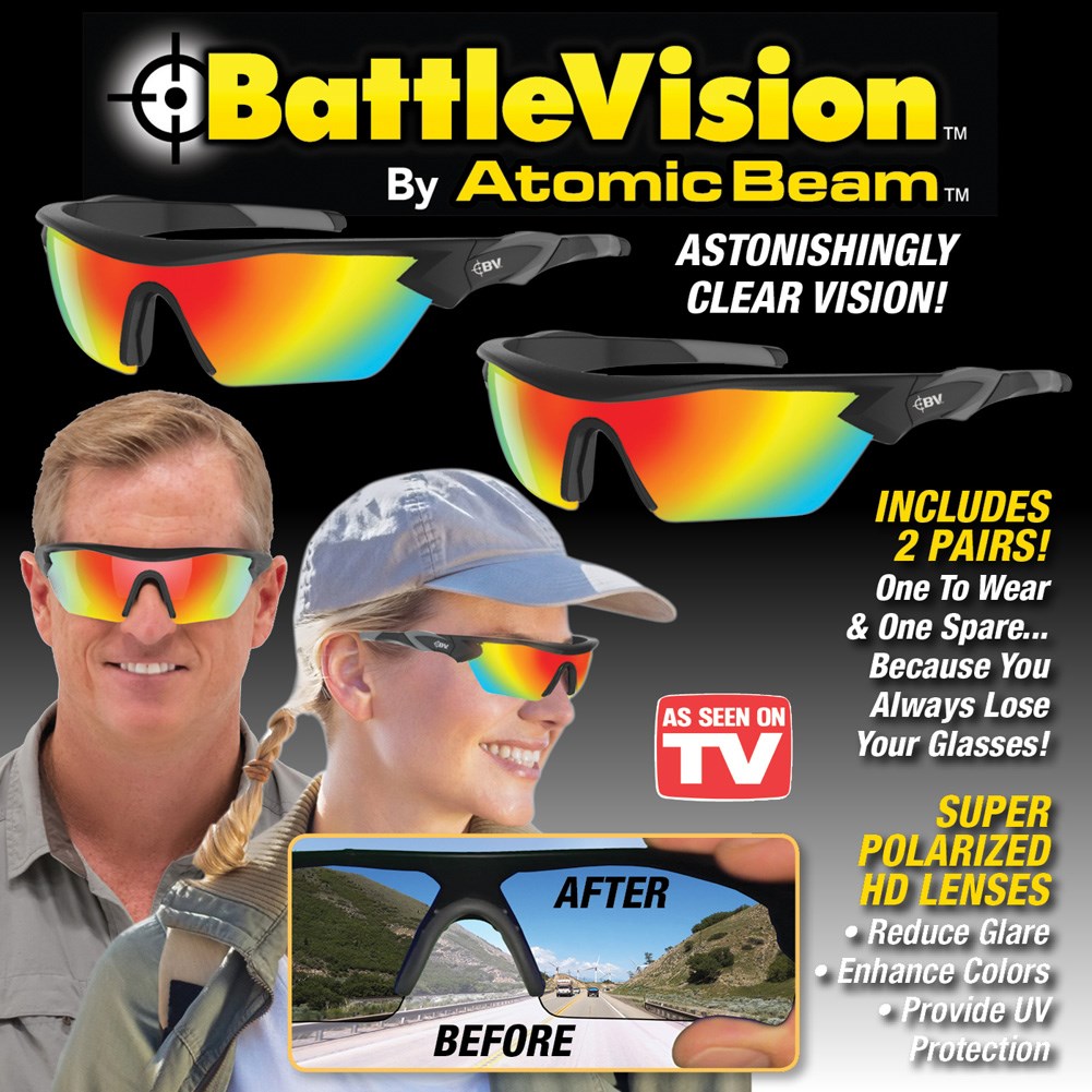 Battle Vision Super Polarized Hd Lenses 2 Pack Collections Etc