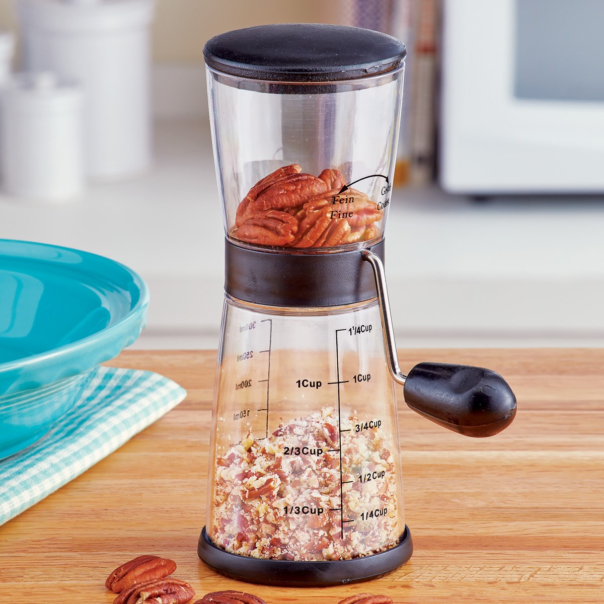 Hand Crank Nut Chopper and Measurer | Collections Etc.