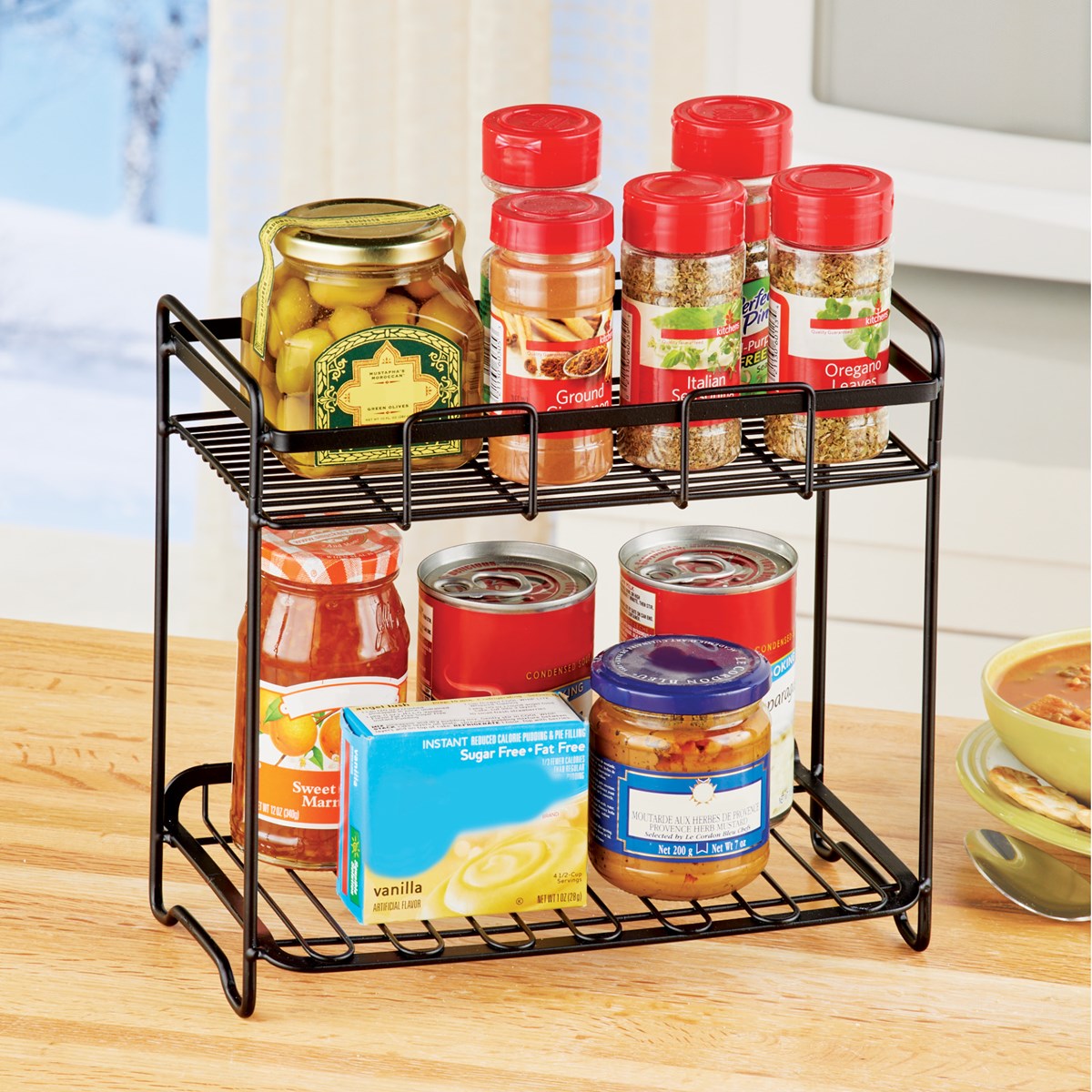 Two Tier Tabletop and Shelf Organizer | Collections Etc.
