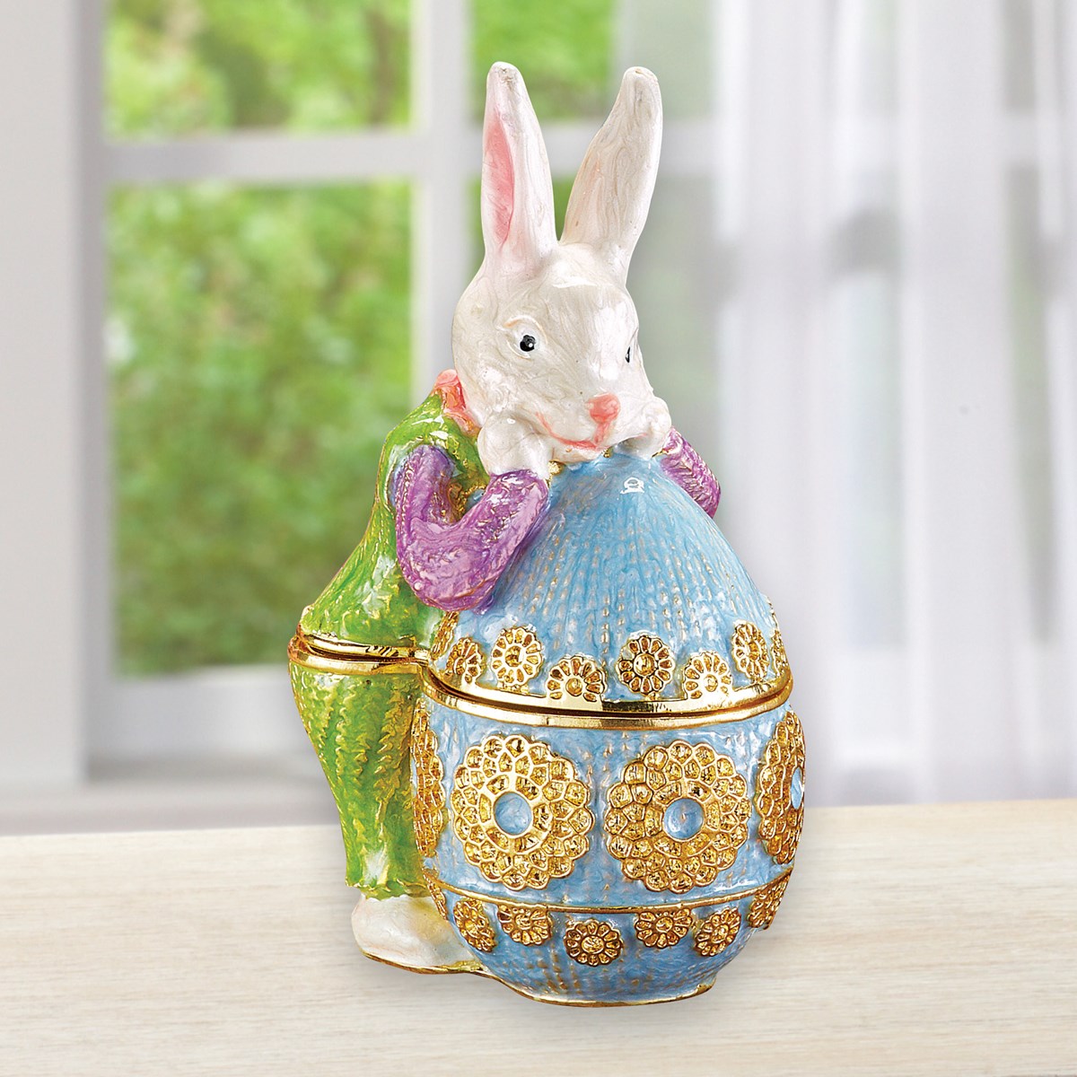 Easter Bunny and Egg Trinket Boxes | Collections Etc.