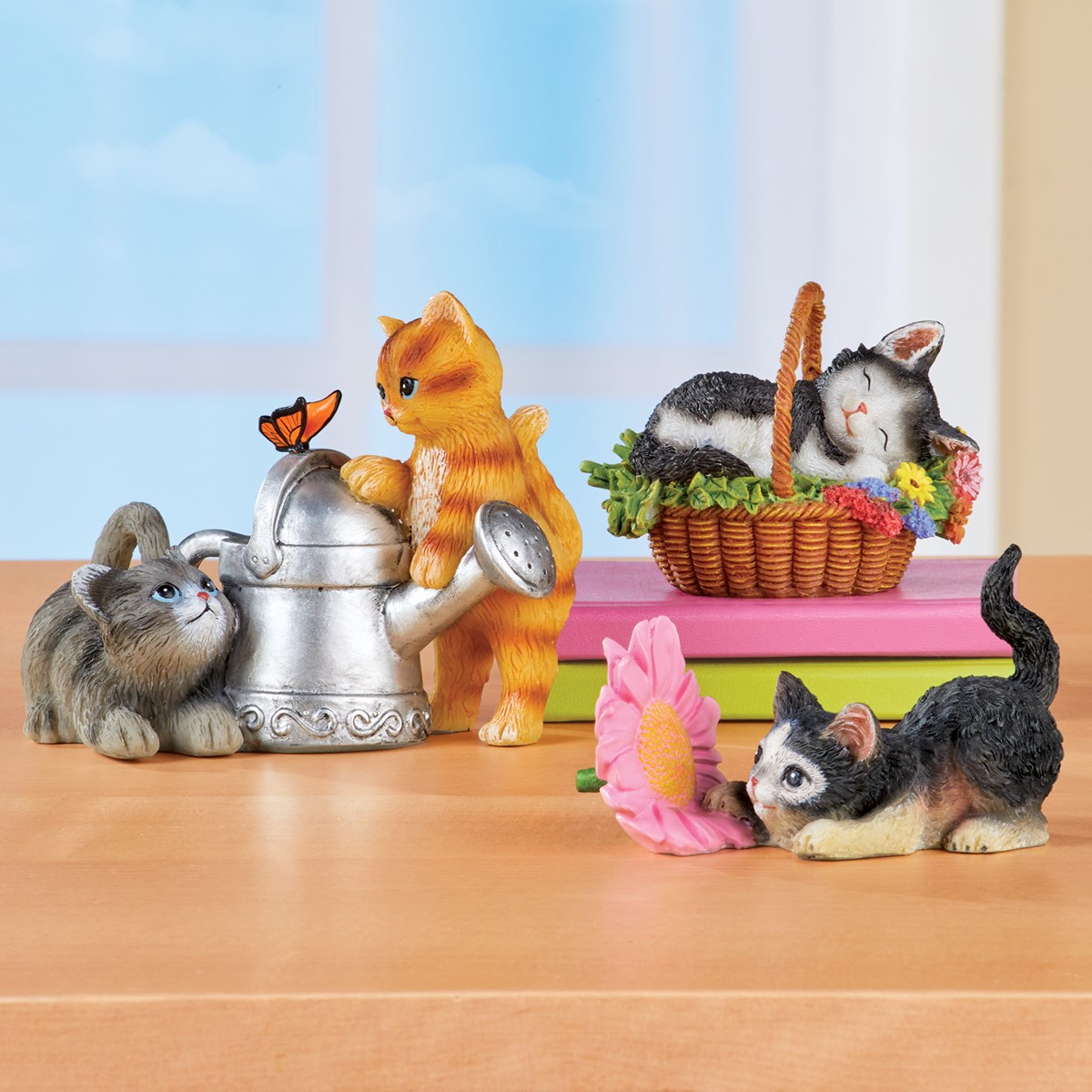 Cute Cat Sitters - Set of 3 | Collections Etc.