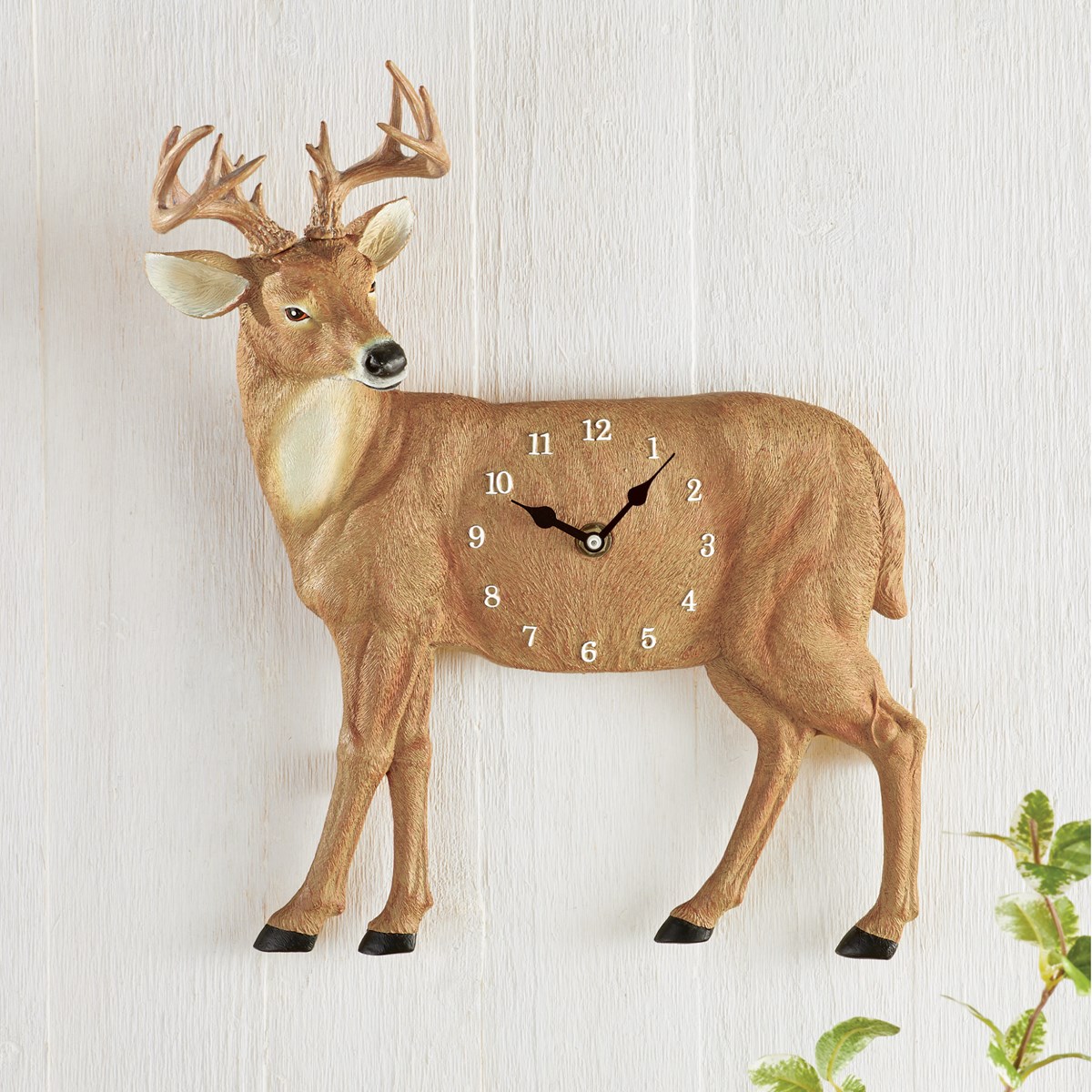 Lovely Deer Analog Wall Clock | Collections Etc.