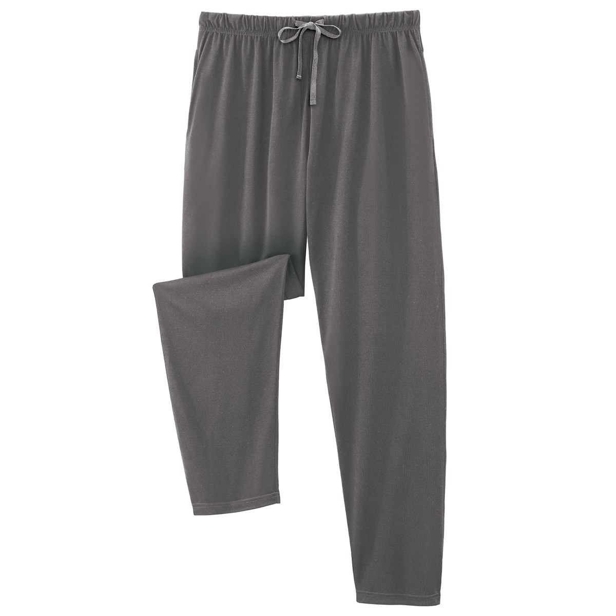 Comfy Knit Pants with Elastic Drawstring Waistband | Collections Etc.