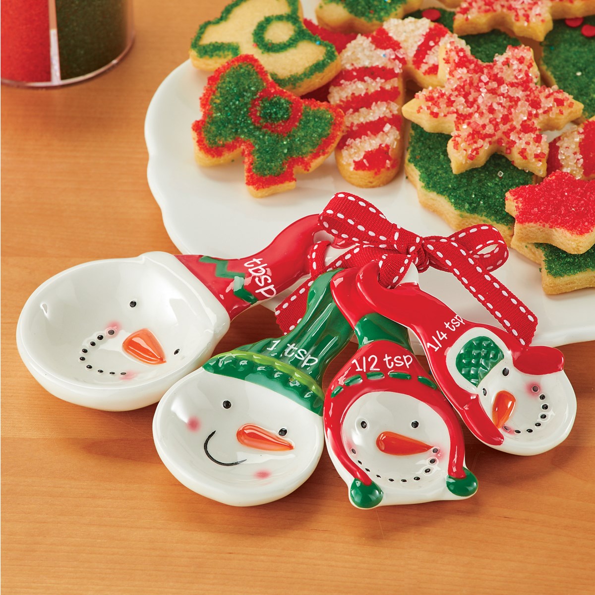 Snowmen Measuring Spoons - Set of 4 | Collections Etc.