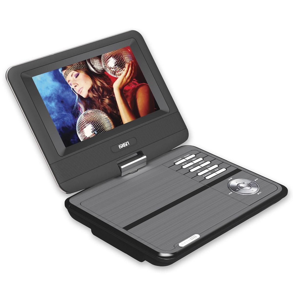 Portable LCD Swivel Screen DVD Player | Collections Etc.