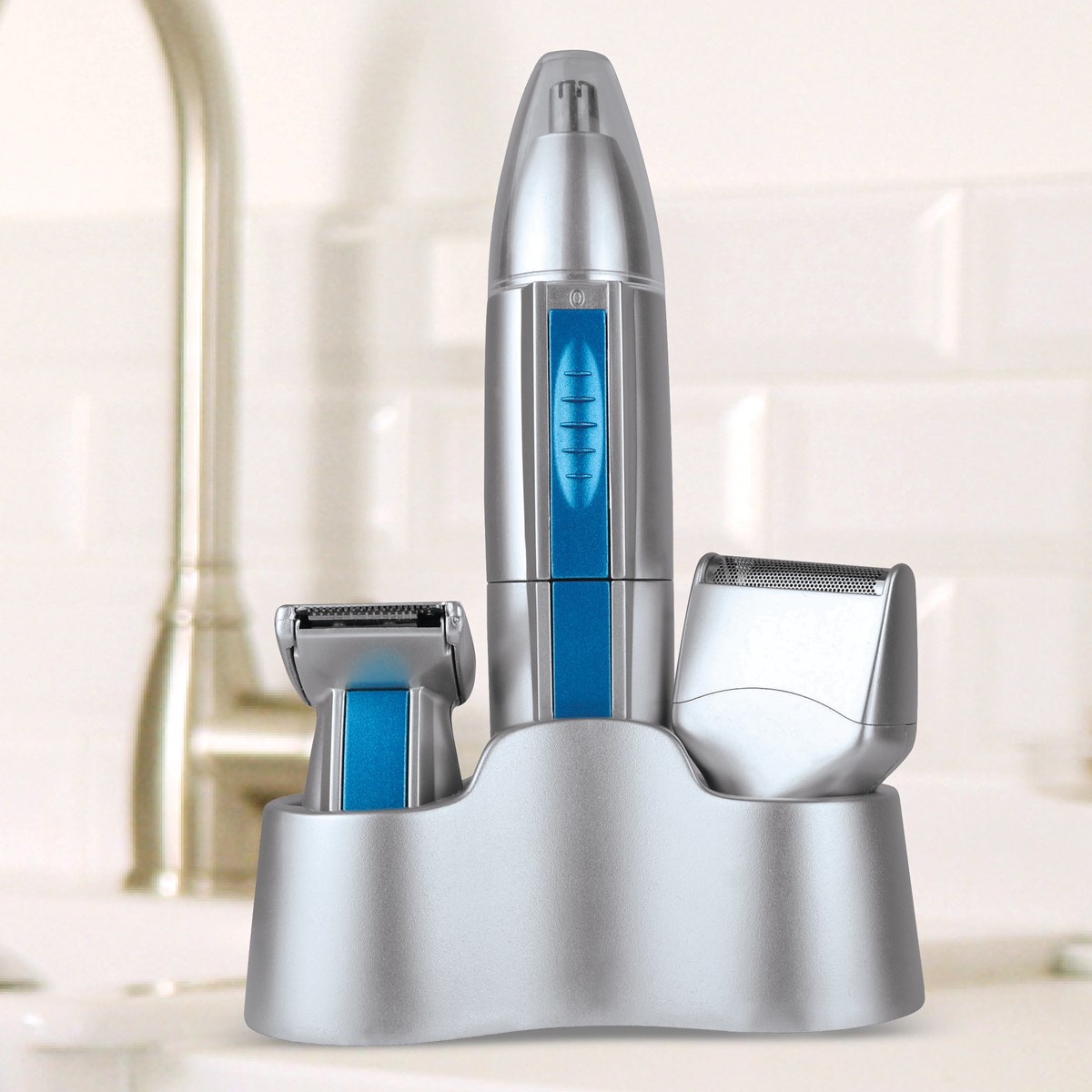 3-in-1 Grooming Set with Base Organizer | Collections Etc.