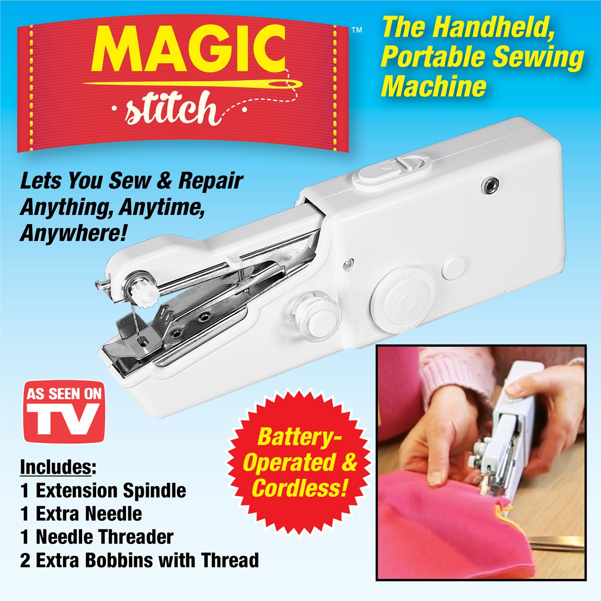 Magic Stitch Miniature Sewing Machine | Collections Etc.