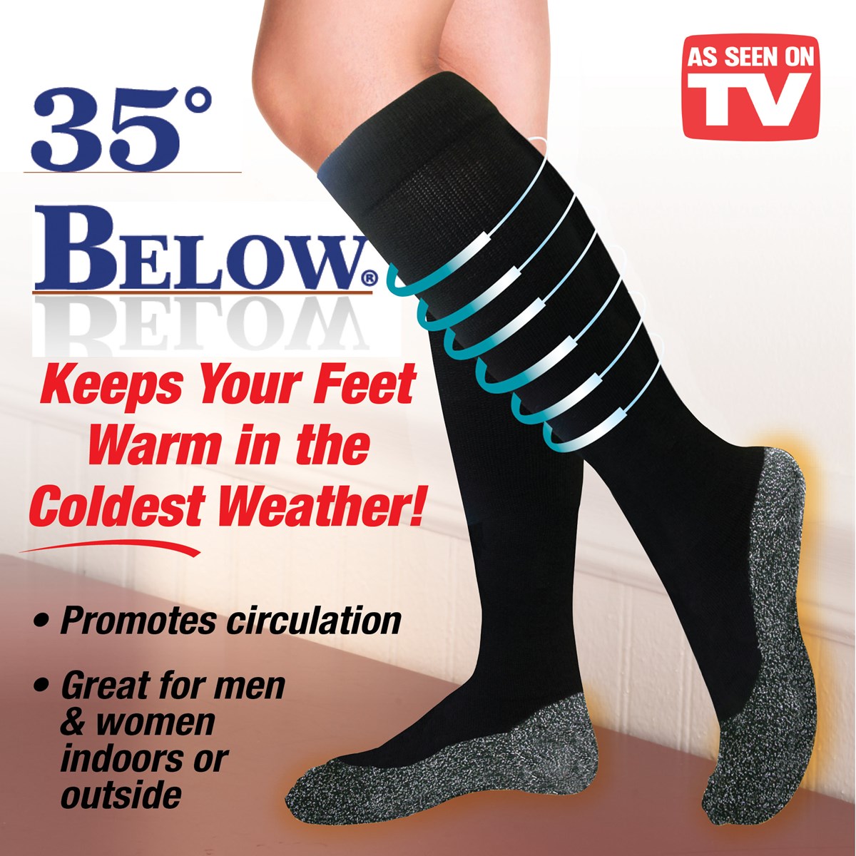 35 Degrees Below Winter Compression Socks | Collections Etc.